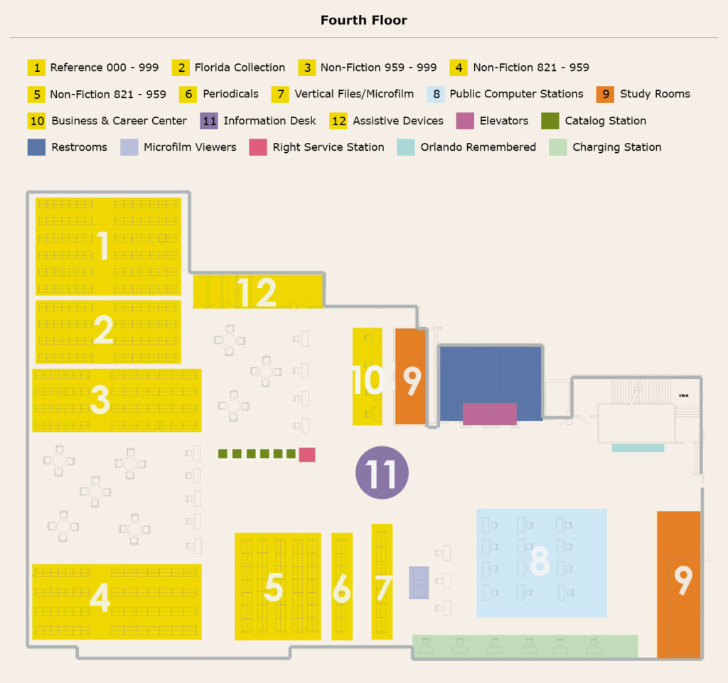 Orlando Public Library Floor Map - Orange County Library System