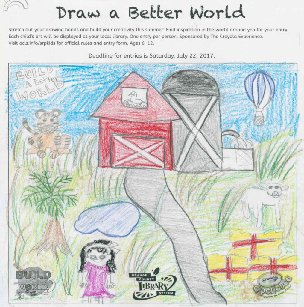 The Winner of the Draw a Better World Crayola Contest is... - Orange ...
