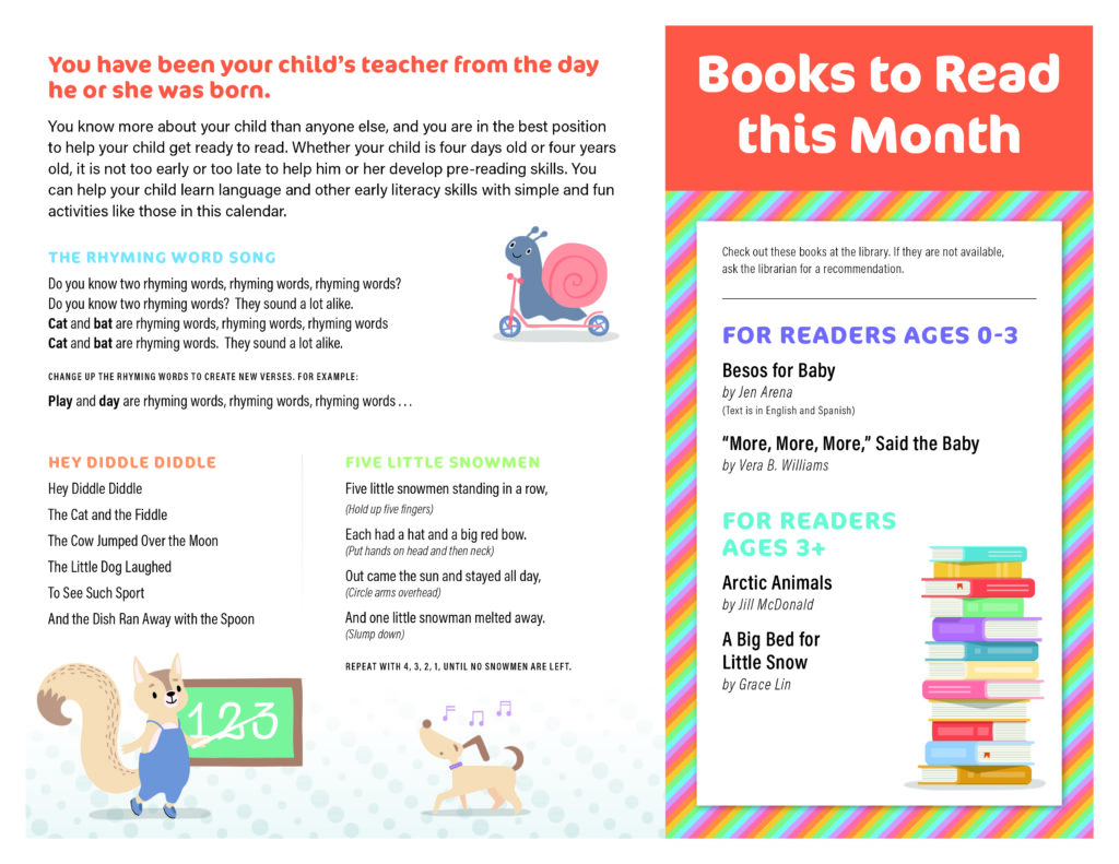#OCLSReads: 2021 Early Childhood Literacy Calendars - Orange County ...