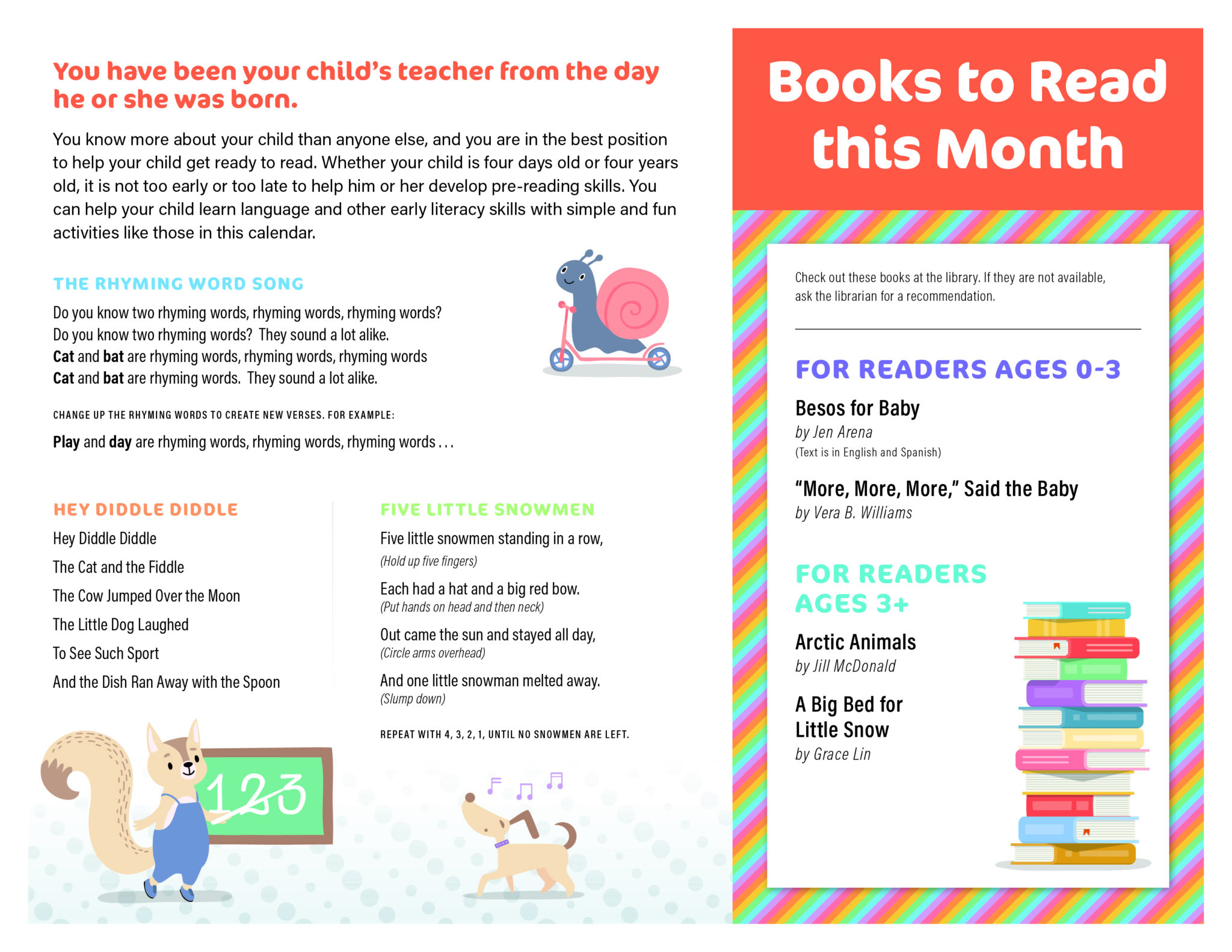 #OCLSReads: 2021 Early Childhood Literacy Calendars - Orange County ...