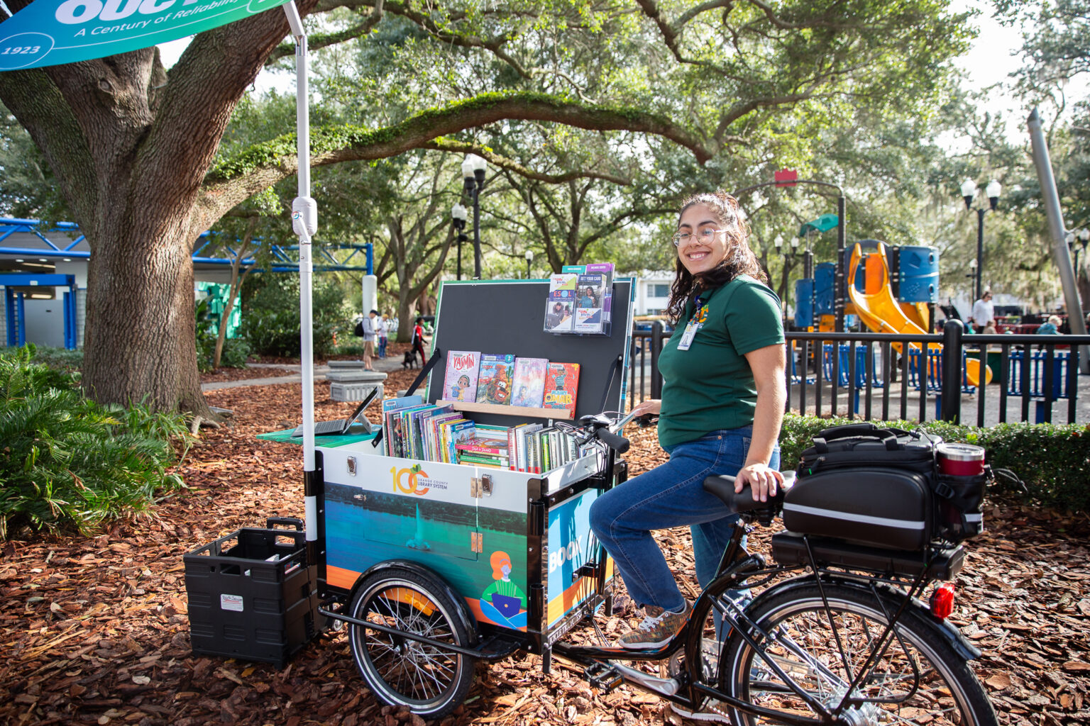 National Library Week: OCLS Book Bike - Orange County Library System